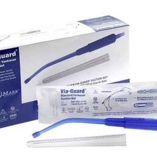 Yankauer disposable surgical suction Via-Guard Andrews Vascular Poole Tips